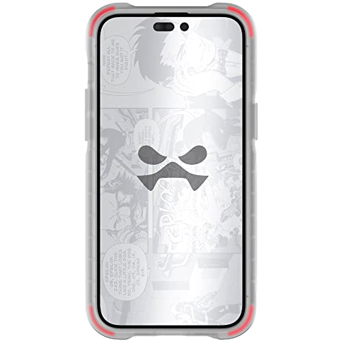 Ghostek Covert iPhone 14 Pro Max Case Clear - Compatible with Apple MagSafe, Silicone Fusion, Slim Fit Shockproof Phone Cover (6.7 Inch, Clear)