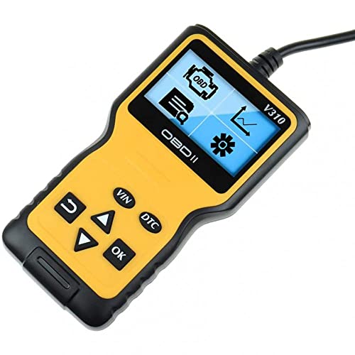 ATDIAG OBD2 Scanner, Car Engine Code Reader Automotive Diagnostic Tool Scanner Monitor Auto Fault Code Scan Tool with Live Data (Yellow)