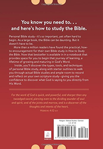 How to Study the Bible Notebook and Organizer