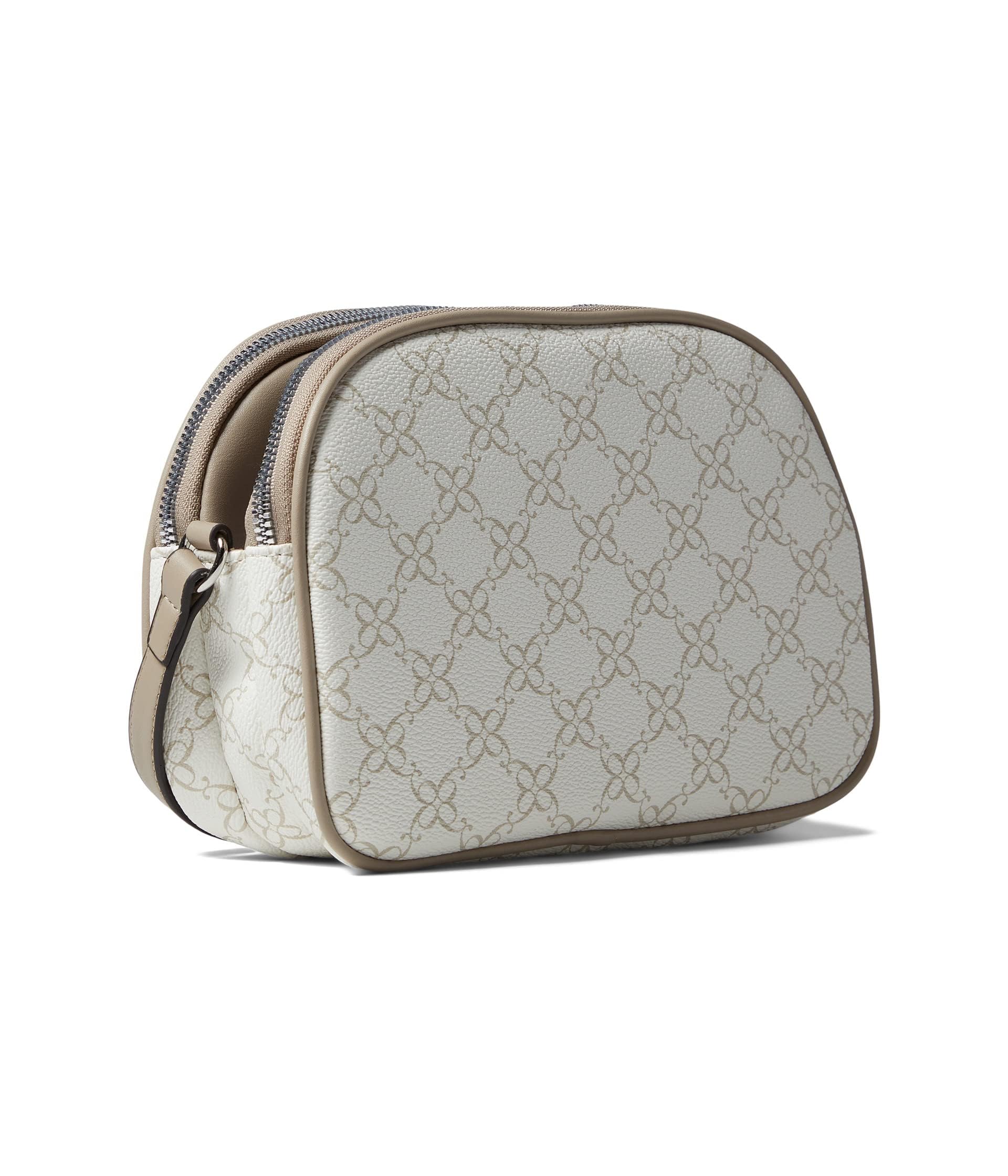 Nine West Dannin Mini Crossbody White/Pumice Logo One Size