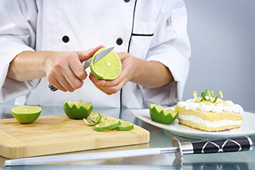 Professional Honing Steel (10” or 12”), Magnetized for Safety, No Rust, No Cheap Plastic! Noble’s Knife Sharpener Has an Oval Handle for a Firm Grip and is Built For Daily Use, Perfect for Chefs!