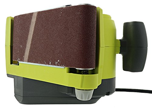 Ryobi BE319 6 Amp Portable 320 Feet / Minute Corded Belt Sander (3β x 18β) w/ Onboard Removable Dust Bag (Medium Grit Sanding Belt Included)