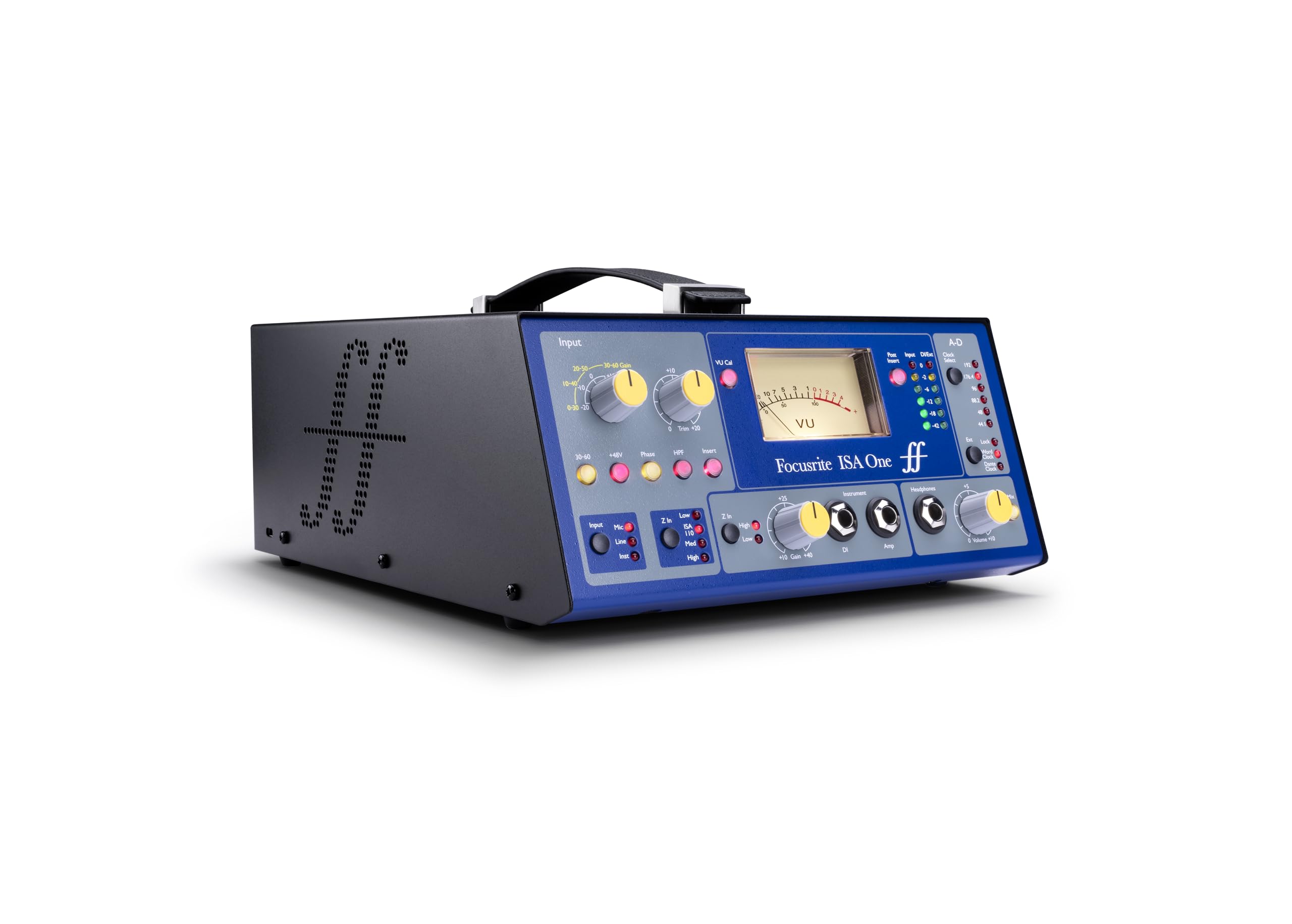 Focusrite ISA One Heritage mic pre with independent DI, variable impedance selector and independent headphone amp