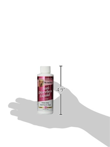 Nutri-Vet Anti-Diarrhea Liquid for Dogs - Helps Sooth Upset Stomach & Stop Diarrhea - Veterinarian Formulated - 4 oz