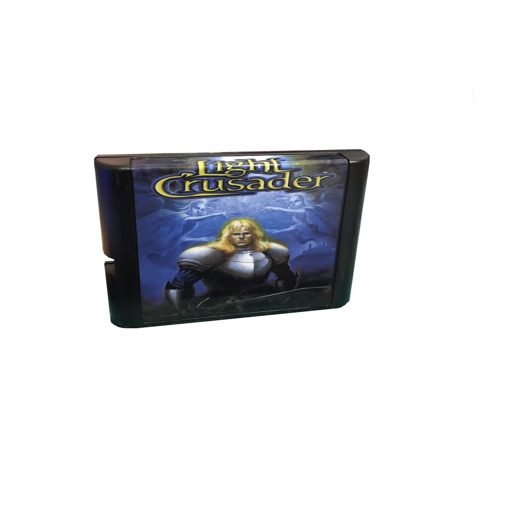 Battery Save Light Crusader (English/Deutsch/Francais/Espanol) For Pal System 16 Bit MD Games Card Sega Mega Drive