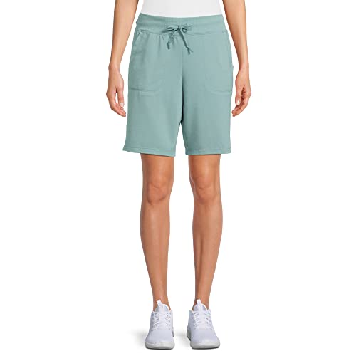 Athletic Work Women Bermuda Shorts (Medium, Light Green) 8-10