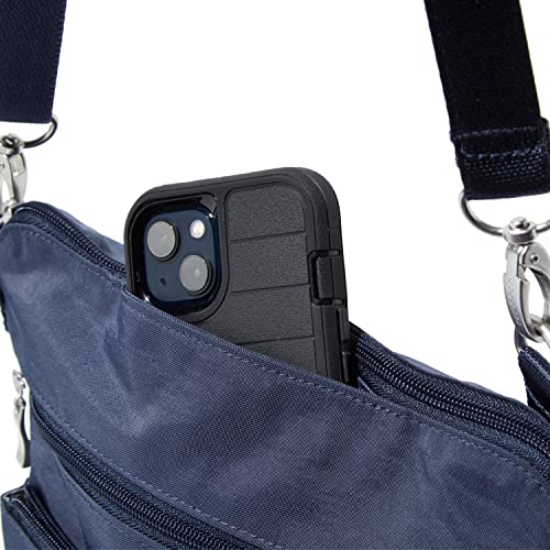 Baggallini Womens Modern Large Pocket Crossbody cross body handbags, French Navy, One Size US