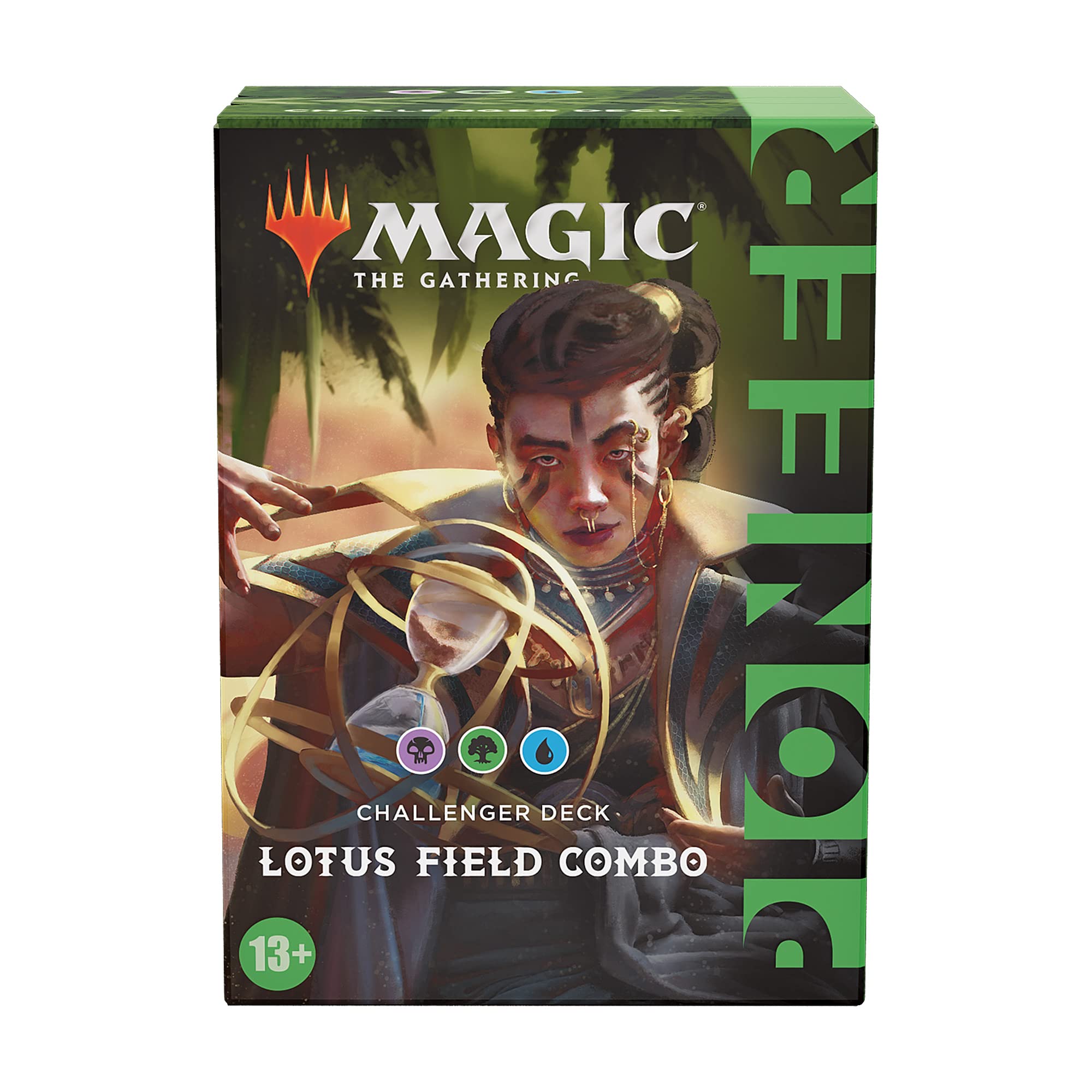 Magic: The Gathering Pioneer Challenger Deck 2021 β Lotus Field Combo (Black-Green-Blue), 13+ years