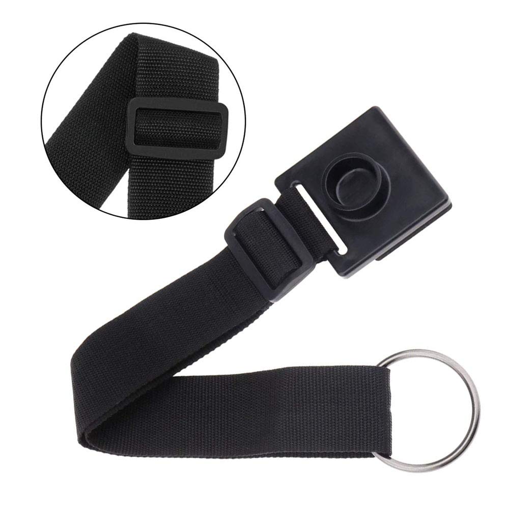 Jiayouy Violoncello Endpin Stopper Strap Anchor Non-slip Endpin Stopper Holder Stand for Cellist Practice Performance Black