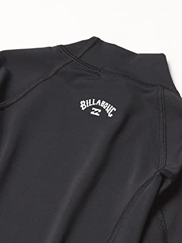 Billabong boys Performance Fit Short Sleeve Rashguard Rash Guard Shirt, All Day Wave Black, 4T US