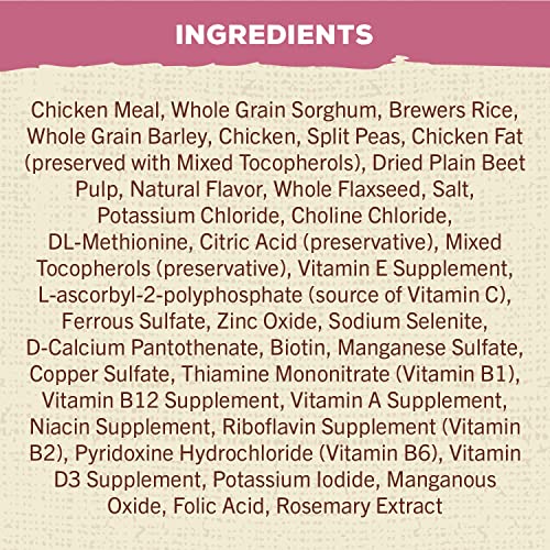 NUTRO MAX Adult Mini Chunk Recipe Dry Dog Food With Farm-Raised Chicken, 25 LB Bag