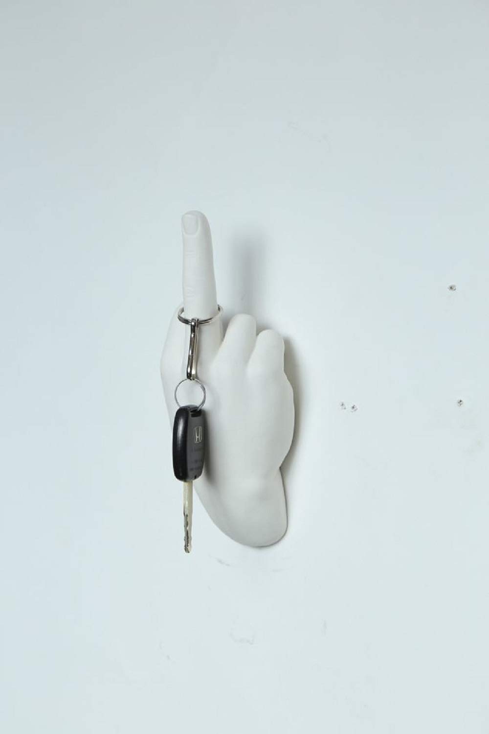 Interior Illusions Middle Finger Hand Wall Hook 9" Tall x 4.5" Inches Wide