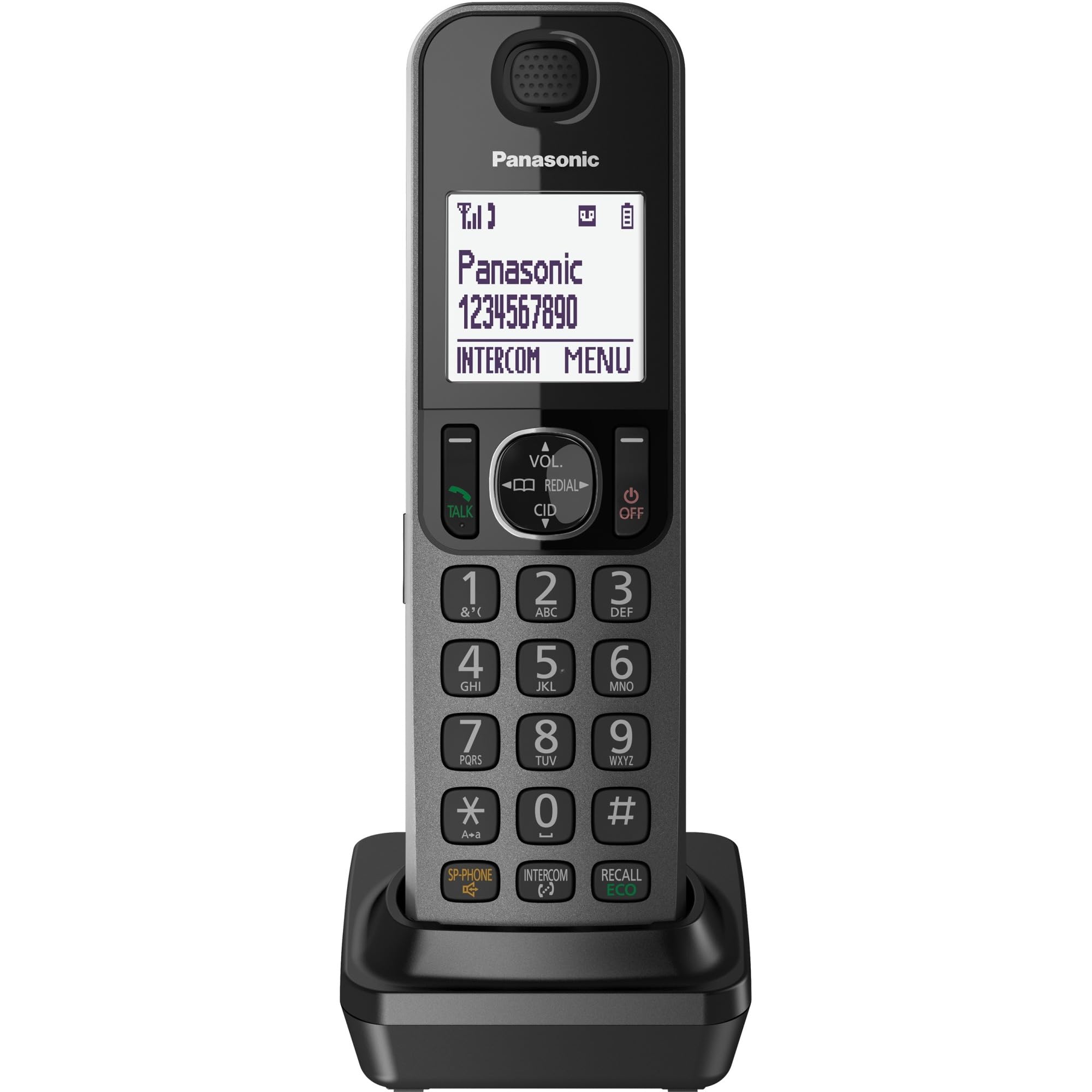 Panasonic KX-TGFA30M DECT 6.0 Additional Digital Cordless Handset for KX-TGF38 Series, Metal