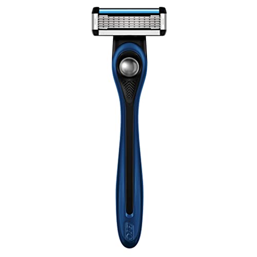 BIC US 5-Blade Unisex Shaving Razor For Men and Women, Lubrication Strip For a Smooth, Close Shave, 2 Cartridges + 1 Handles