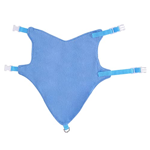 Filhome Adjustable Halloween Bunny Dinosaur Harness,Soft Rabbit Vest Harness and Leash Set for Halloween Dress Up Party Cosplay Rabbit Ferret Bunny Guinea Pig Small Animal Walking (Blue Dinosaur/M)