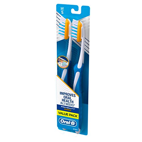 Oral-B Pro-Health Clinical Pro-Flex Toothbrush with Flexing Sides, 40S - Soft, 2 Count