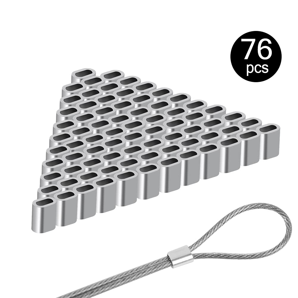 Outdoor String Light Hanging Kit, 200ft Coated Stainless Steel Cable Light Guide Wire, Contain Turnbuckle and Hooks, for Indoor and Outdoor Lights, Patio, Garden