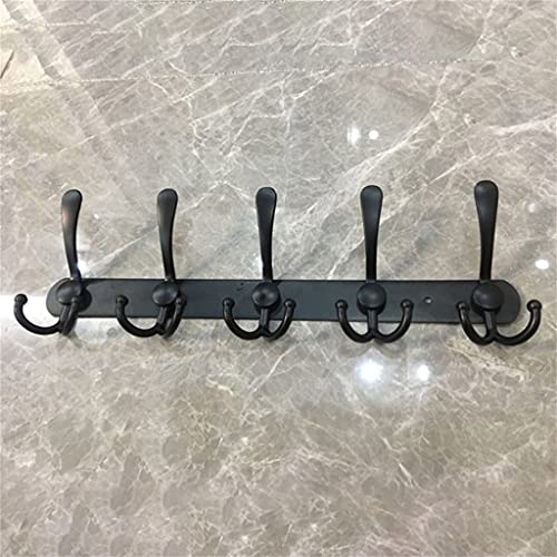 EYHLKM 5 Hooks Stainless Steel Wall-Mounted Bathroom Bath Ball Hook Rack Bedroom Coat Hanger Home Storage Clothes Hook