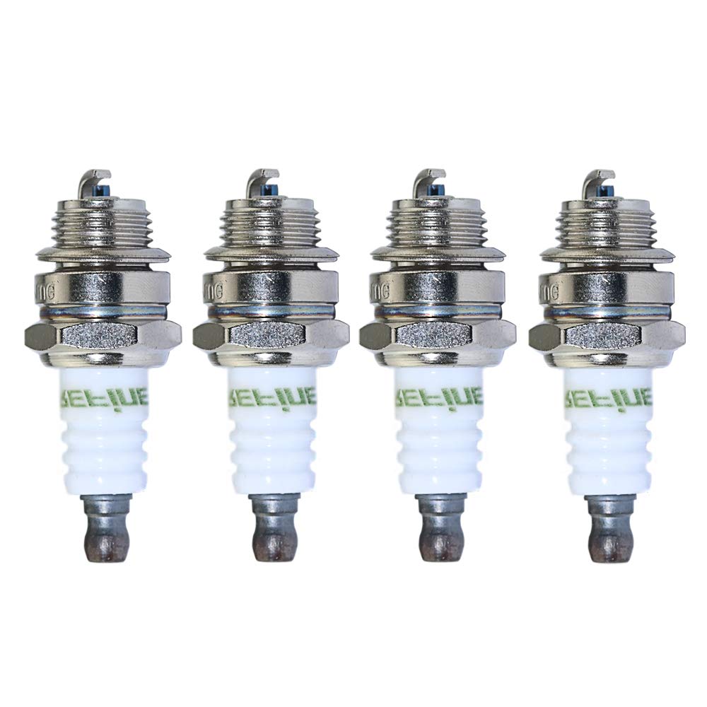 Boeray 4pcs Spark Plug NGK BPMR7A L7T for Husqvarna 33CC 43CC 47CC 49CC 52CC 2 Stroke Small Engine Lawn Mower Chainsaw Trimmer Blower