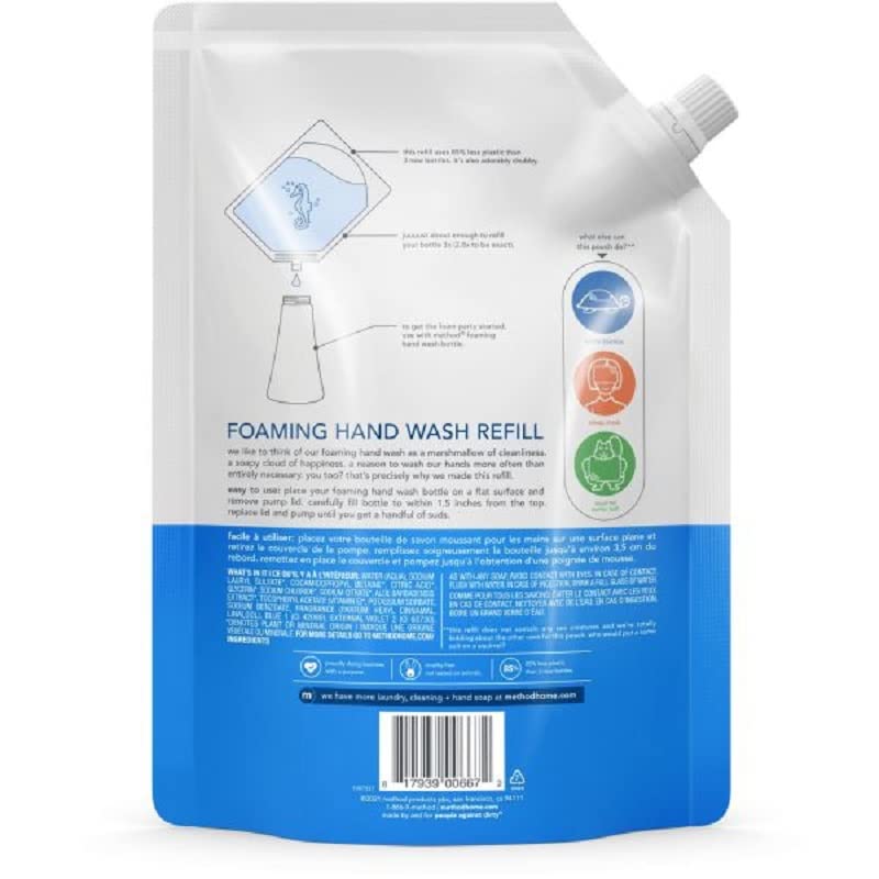 Method Sea Mineral Scent Foam Hand Soap 28 oz.