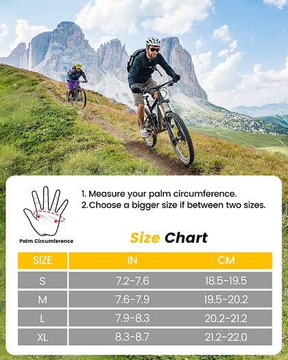 FEWTUR Winter Gloves for Men Women Cold Weather - Touch Screen Warm Gloves for Cycling