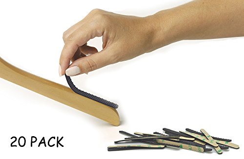NOPPOR 3'' Non-Slip Hanger Strips Self Adhesive Anti Slip Grip Hanging Clothes Gripper
