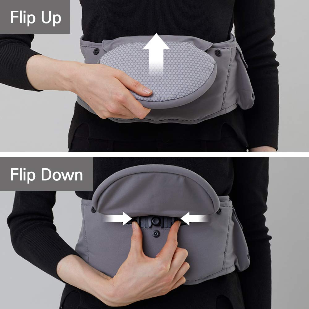 Bebefit Light Foldable Baby Hip seat Carrier (Pure Navy)