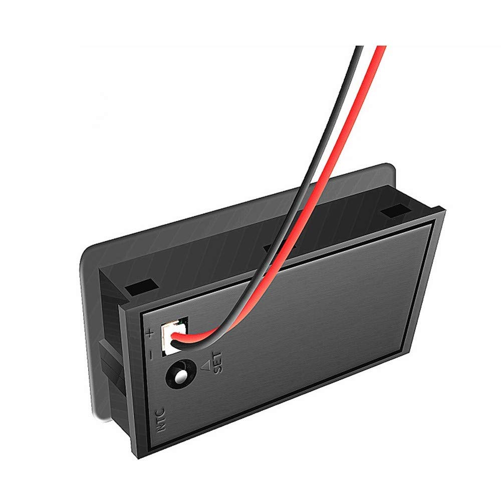 Battery Capacity Voltage Meter 0-179β Temperature Monitor 12V 24V 36V 48V Lead Acid Battery Lithium Battery Gauge Meter (36V)