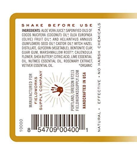 Organic Natural Shave Gel For Sensitive Skin. Shea Butter, Aloe, Bentonite and Soothing Essential Oils, Super Slick, Super Concentrated by Another Close Shave …