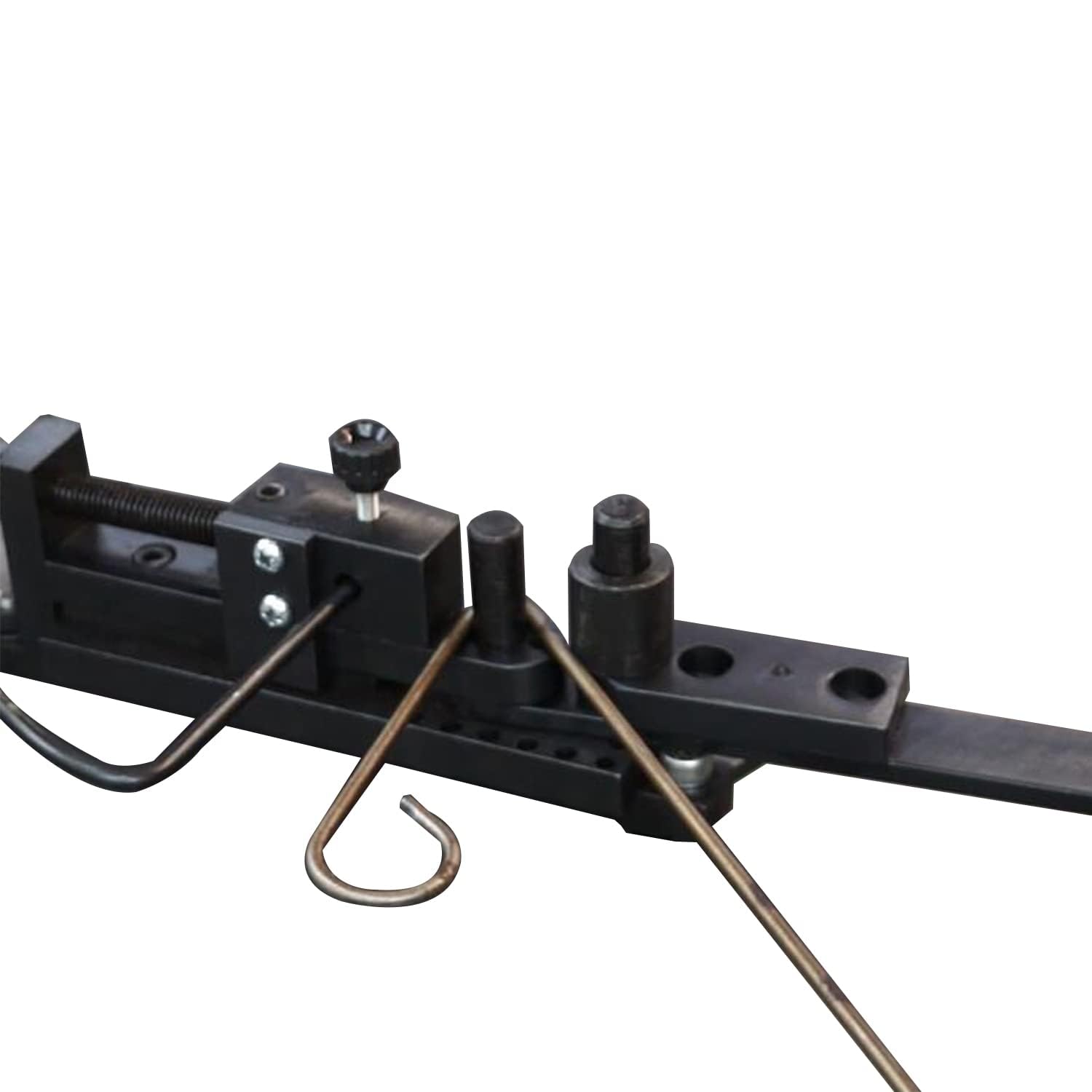 KAKA INDUSTRIAL MUB-1 Mini Universal Bender Forms Wire Flat Metal, metal bender ornamental, for Flat Round Stock, Hook, Clamp, Coil - Wire. Manual Mounting Mini Universal Bending Bender