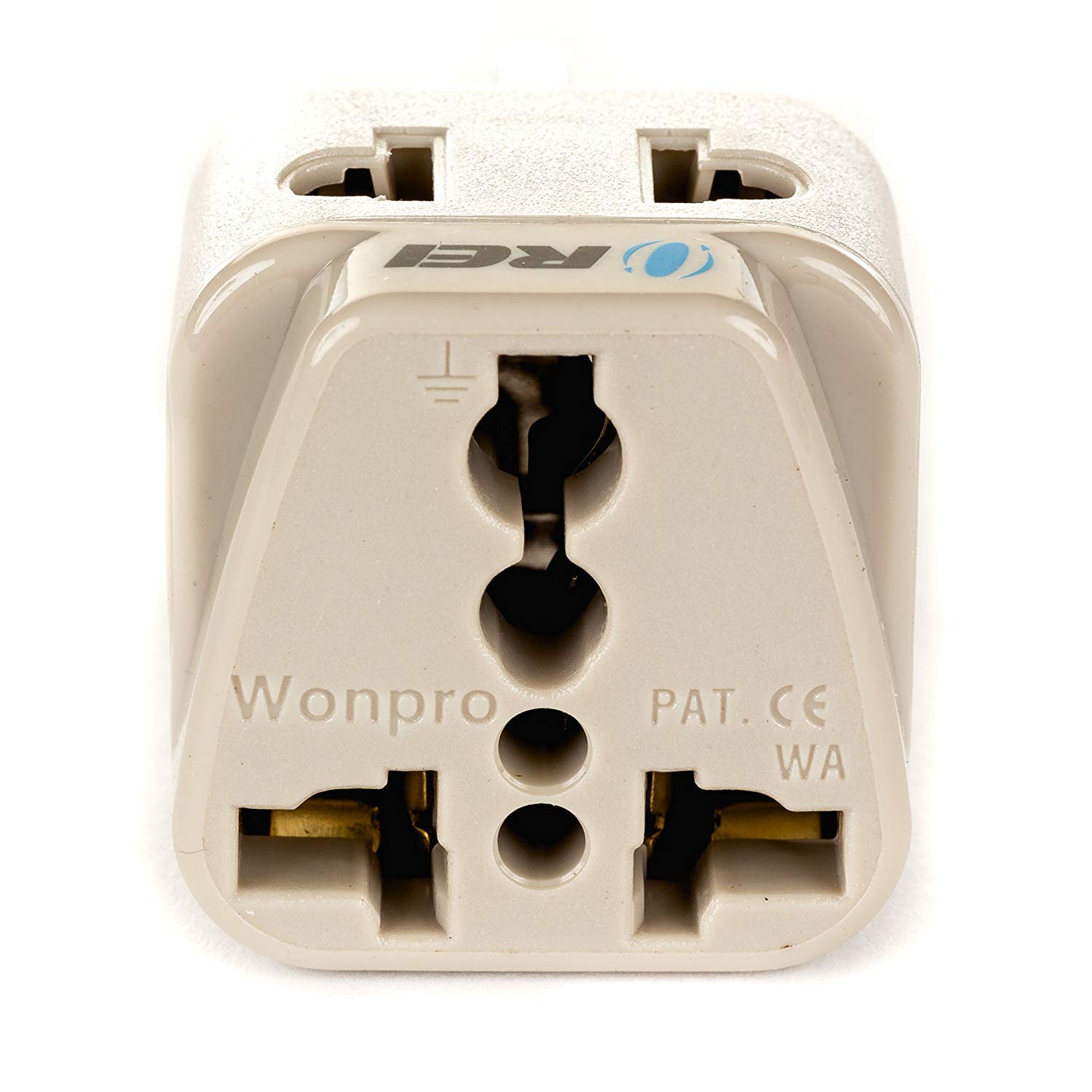 OREI US to Switzerland Plug Adapter -Switzerland Travel Adapter - Type J - Universal 2 in 1 - CE Certified - RoHS Compliant - Beige (DB-11A)