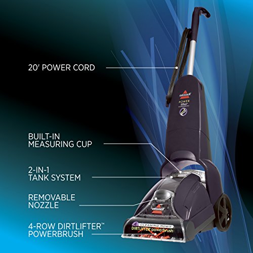 BISSELL PowerLifter PowerBrush Upright Carpet Cleaner and Shampooer, 1622,Purple