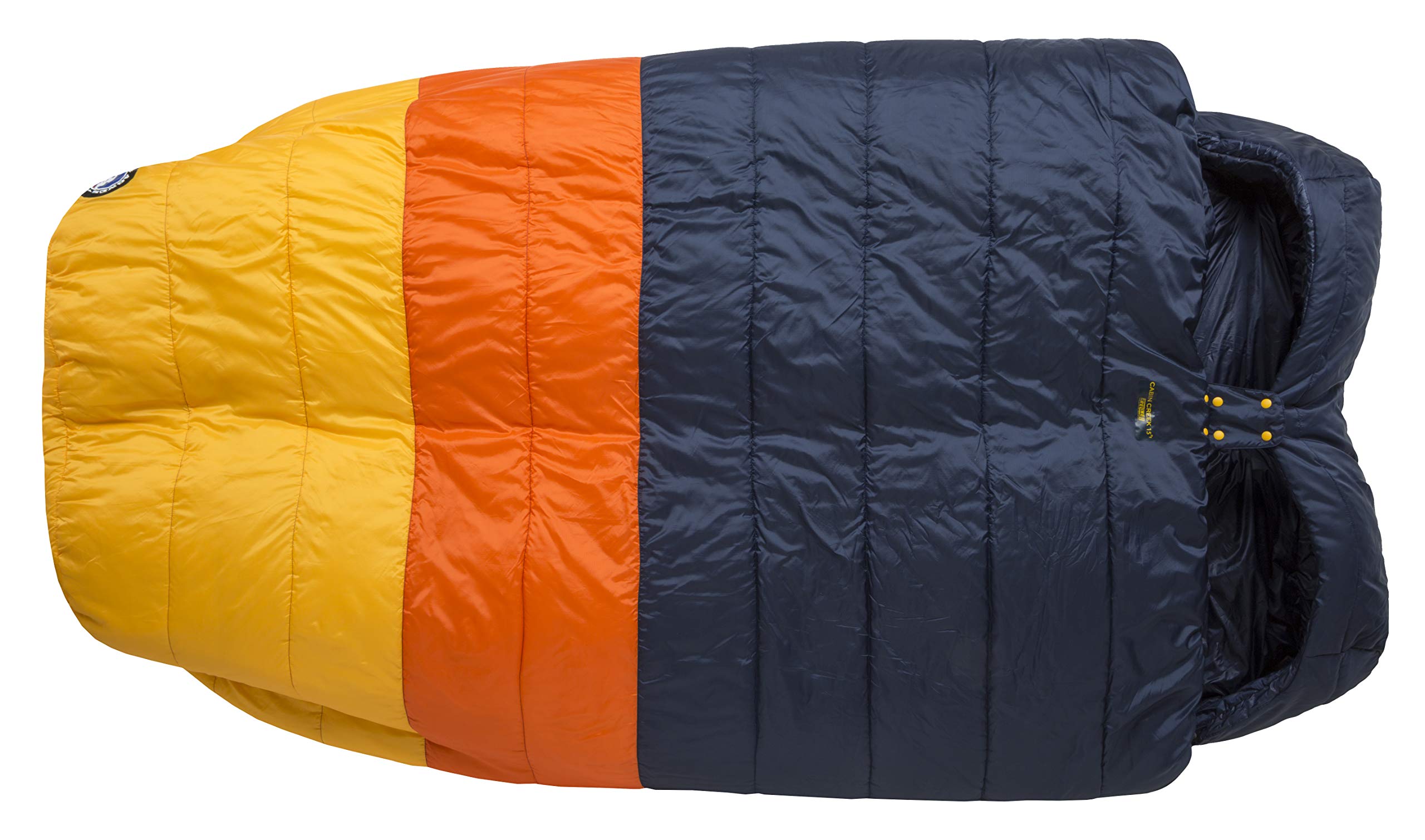 Big Agnes Cabin Creek 15 (FireLine Eco) Sleeping Bag, 15 Degree, 40" Double Wide