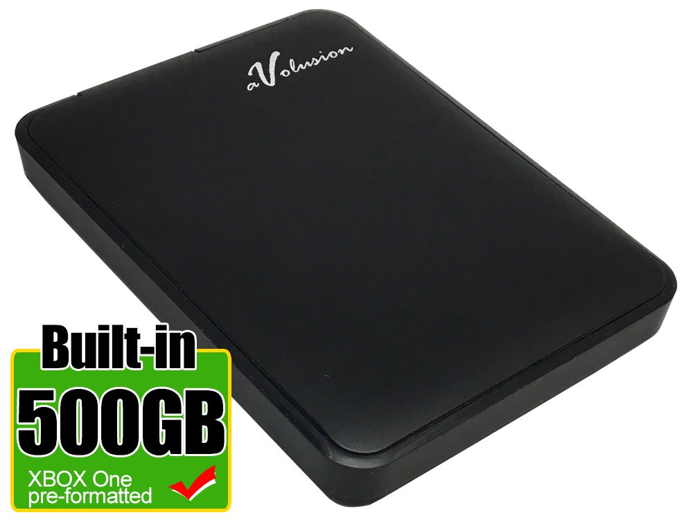 Avolusion 500GB USB 3.0 Portable External Gaming Hard Drive (XBOX One Pre-Formatted) HD250U3-Z1-2 Year Warranty