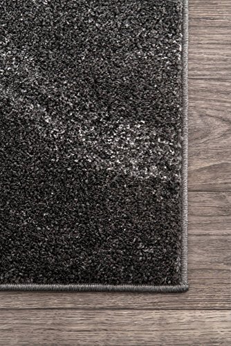 nuLOOM Julene Abstract Waves Area Rug, 8' 2" x 11' 6", Grey