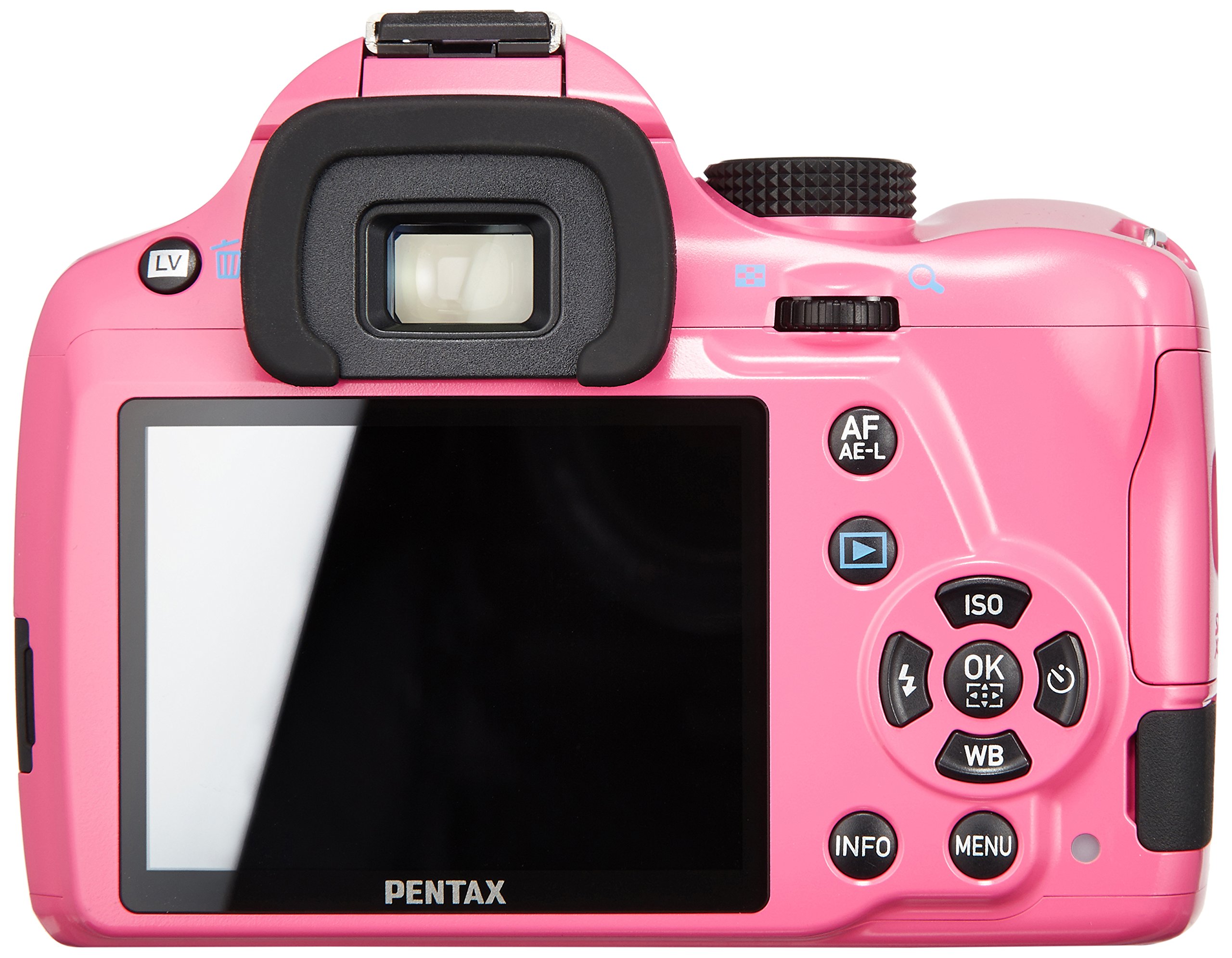 Pentax K-50 16MP Digital SLR Camera Kit with DA L 18-55mm WR f3.5-5.6 and 50-200mm WR Lenses (Pink) - International Version