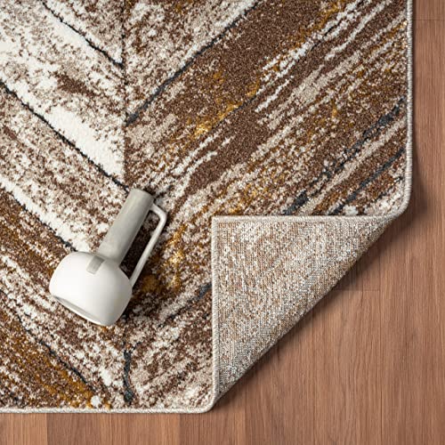 Persian Rugs Moroccan Trellis Beige 8x10 Area Rug, Non-Shedding Carpet