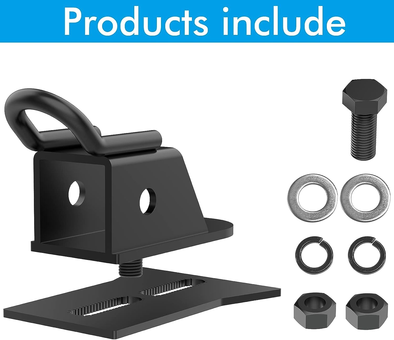 Bolt-On 2-Inch ATV, UTV Trailer Hitch Receiver Adapter,Trailer Hitch Receiver