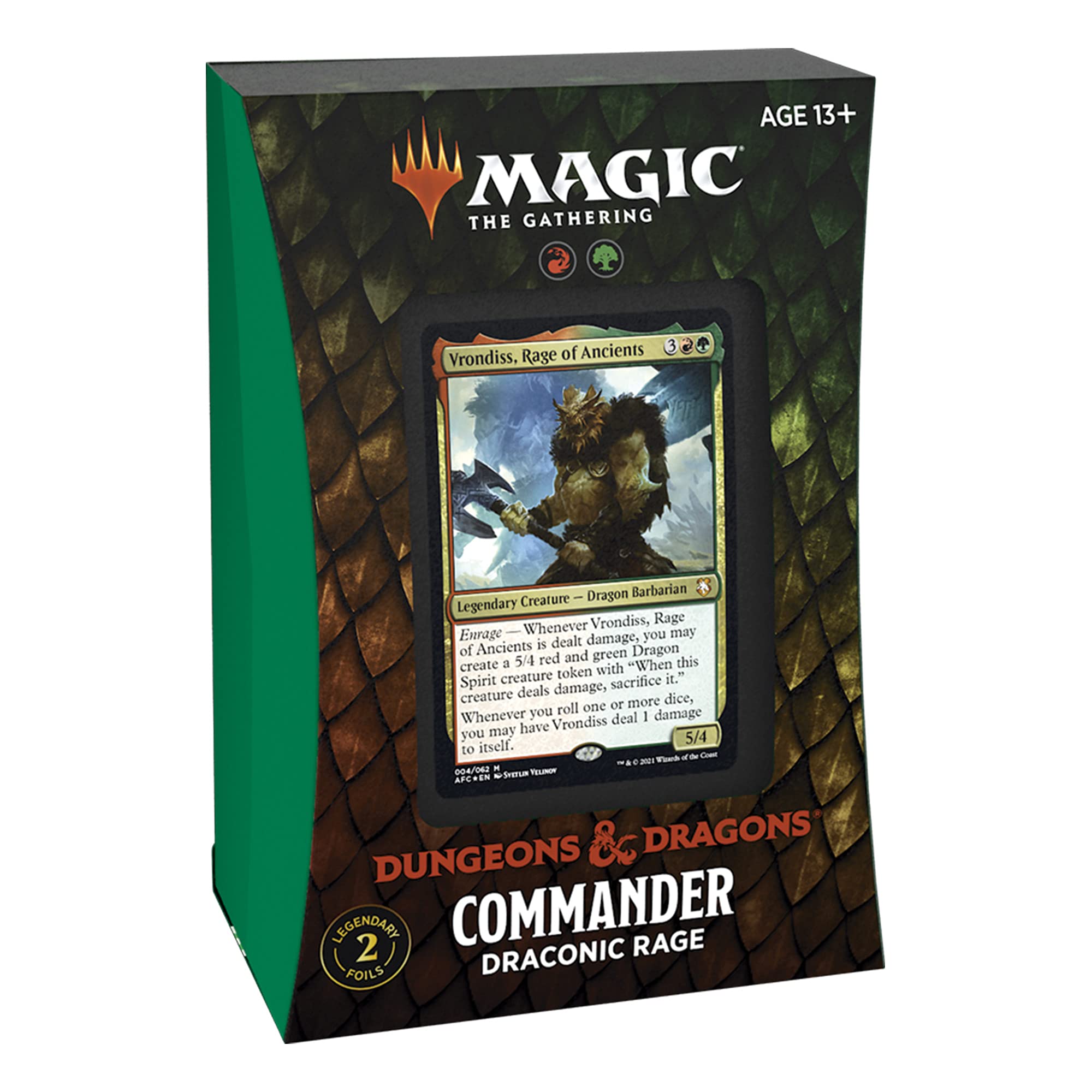 Magic: The Gathering Adventures in the Forgotten Realms Commander Deck β Draconic Rage (Red-Green)