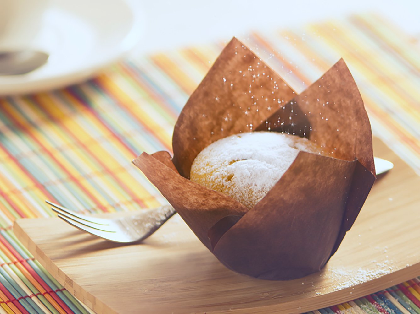 Brown Tulip Baking Cups, Large Size, Pack of 50