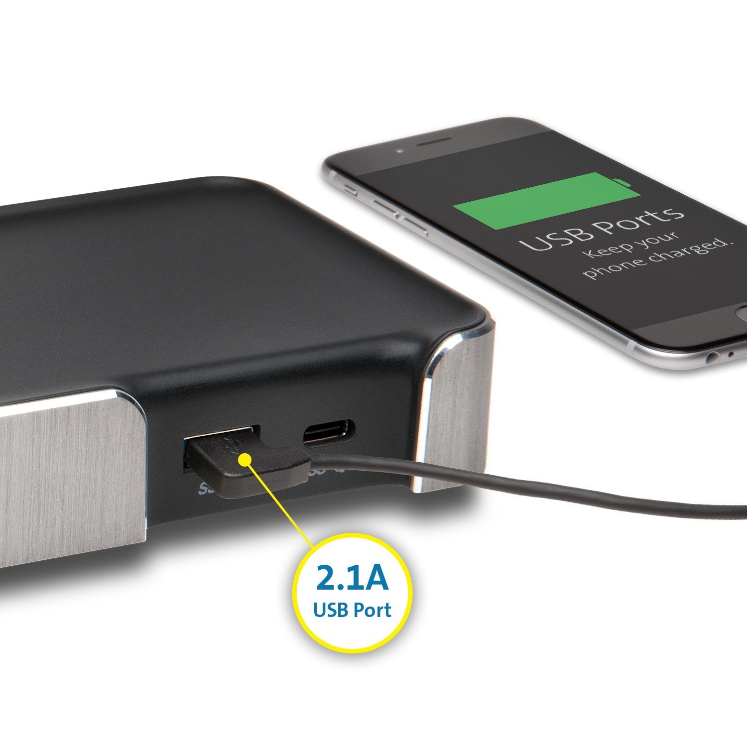 Kensington SD5200T Thunderbolt 3 Docking Station - 85W PD - Dual Monitor 4k for Mac and PC (K38300NA)