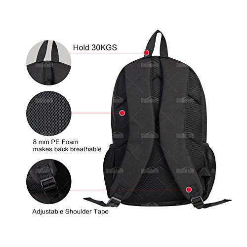 Dispalang Cool Animal Backpack for Boys Crazy Snake School Bookbag Children Lightweight Back Pack