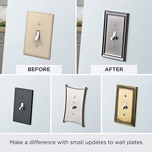 Franklin Brass W35266-PW-C Classic Beadboard Single Wall Plate, Duplex