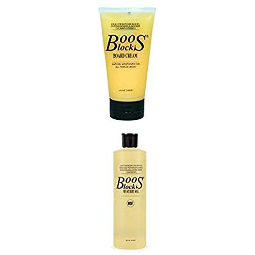 John Boos Butcher Block Board Cream and John Boos MYSB Mystery Butcher Block Oil