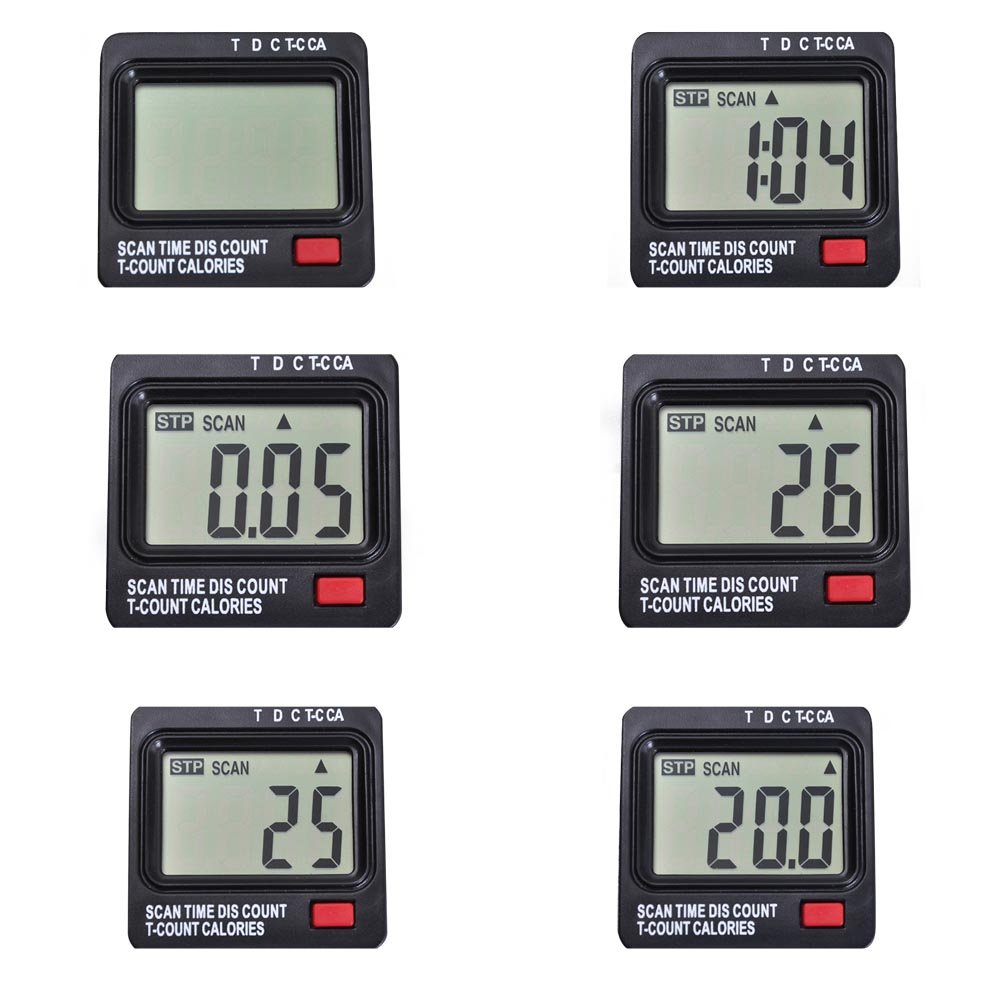 AW Indoor Exercise Bike Resistance Adjustable Mini Pedal Exerciser w/LCD Display