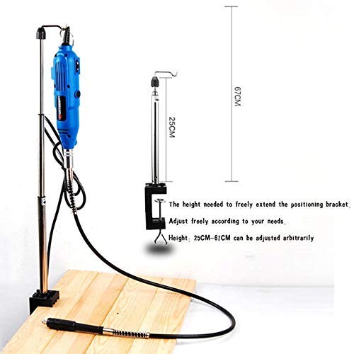 Flex Shaft Motor Hanger for Rotary Tool, Retractable Electric Mill Stand Clamp Grinder Accessories flex shaft stand rotary grinder hanger, flex shaft motor hanger grinder flexible