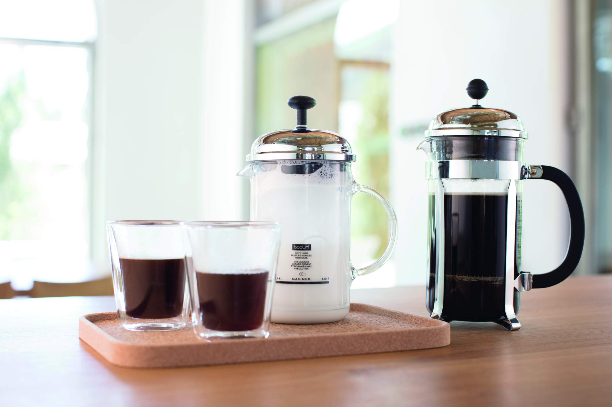 Bodum, Chambord French Press Coffee Maker, 34 Ounce, Chrome