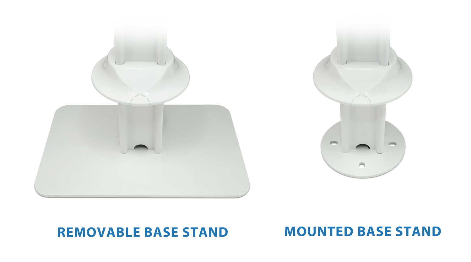 Mount-It! Anti-Theft iPad Floor Stand | Contact-Less iPad Floor Kiosk | Adjustable Locking Secure iPad Floor Mount with Document Tray for iPad 10.2 and 10.5, White