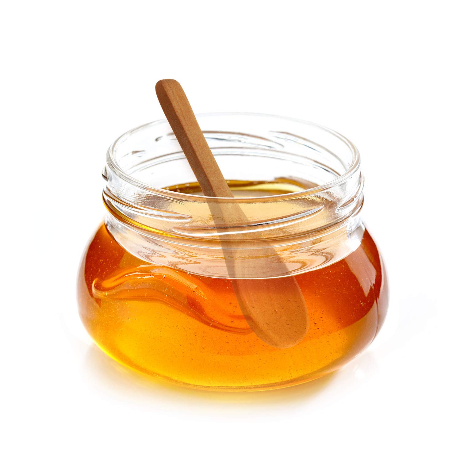 Boao 50 Pieces Small Wooden Spoons, 3.5'' L, Mini Nature Spoons Wood Honey Teaspoon Cooking Condiments Spoons for Kitchen Seasoning Jar Coffee Tea Sugar
