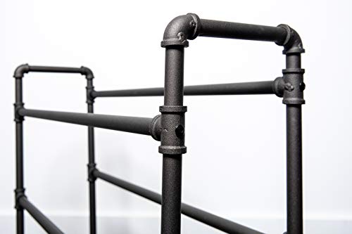 Real Home Innovations Modern Industrial Style 3 Tier Shoe Rack, 26.2β W x 8.2β D x 24βH, Satin Pewter